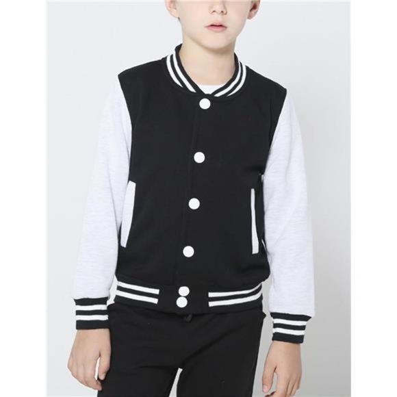 Jackets & Coats | Kids Varsity Jacket Baseball Jacket Colorblock Bomber ...